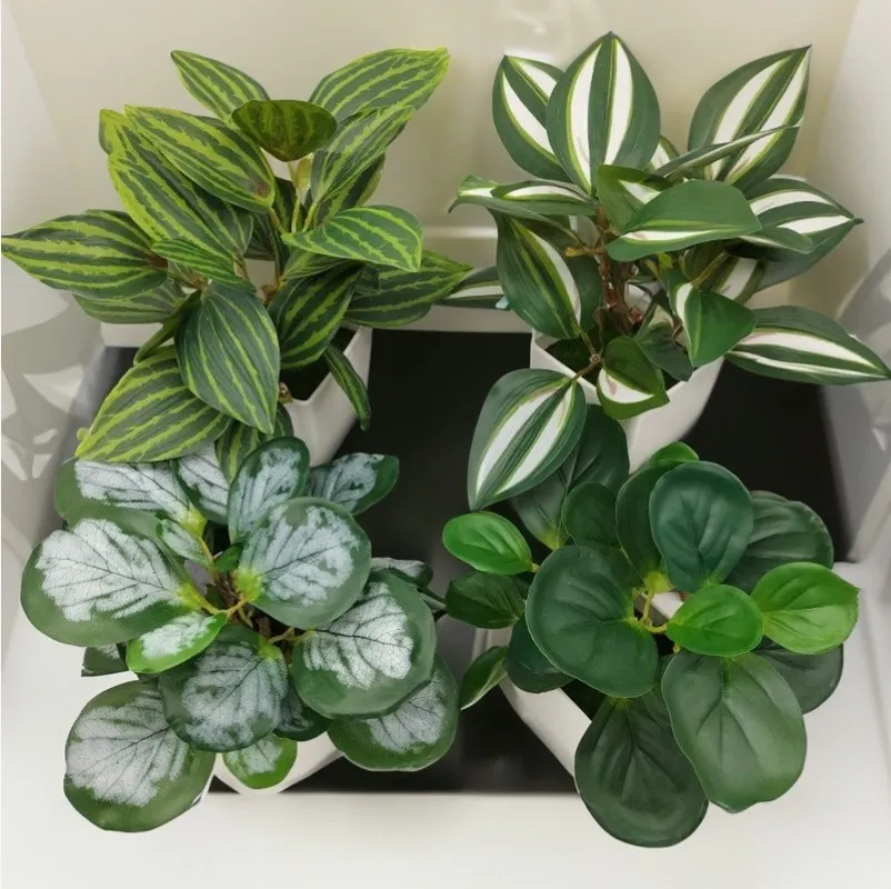Plantas-artificiales-Mini-hoja-de-ceja-de-manzana-hojas-de-sand-a ...