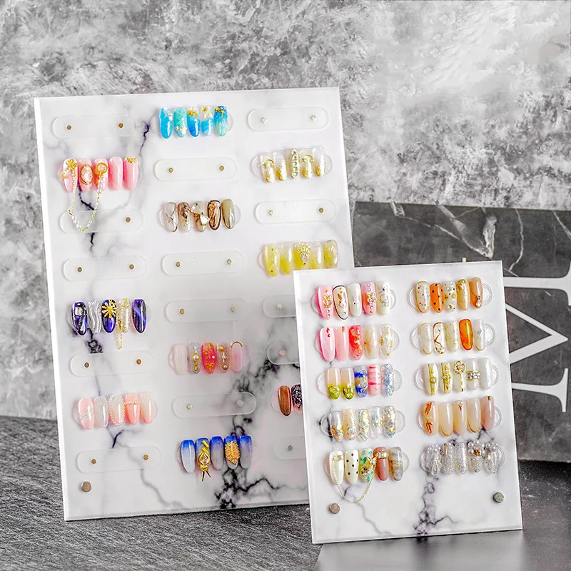 Nail-Art-Display-Rack-Board-Nail-Gel-Polish-Showing-Shelf-Display-Stand ...