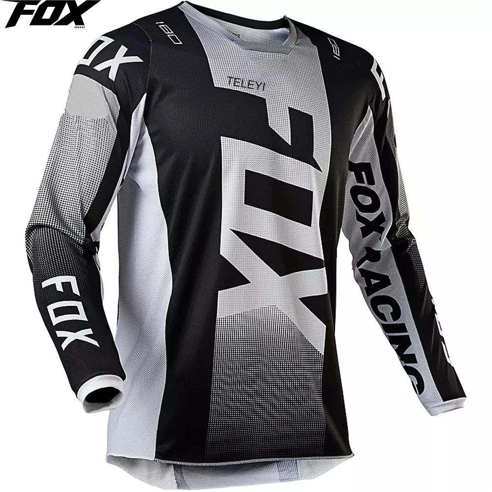 2023-Downhill-Jerseys-Fox-TELEYI-Mountain-Bike-MTB-Shirts-Offroad-DH ...