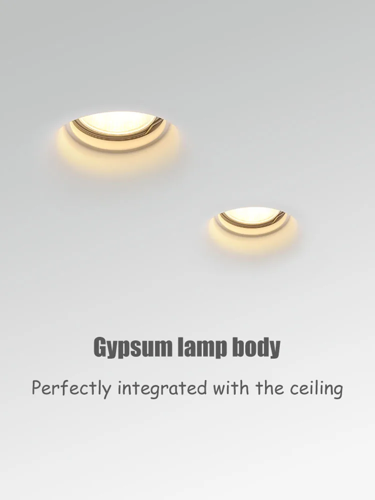 Gu10-Recessed-Downlight-Frameless-Ceiling-Gypsum-Spotlight-Indoor-Home ...