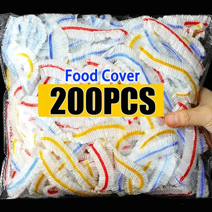 50-200pcs-Food-Wrap-Bags-Disposable-Colorful-Elastic-Fruit-Fresh ...