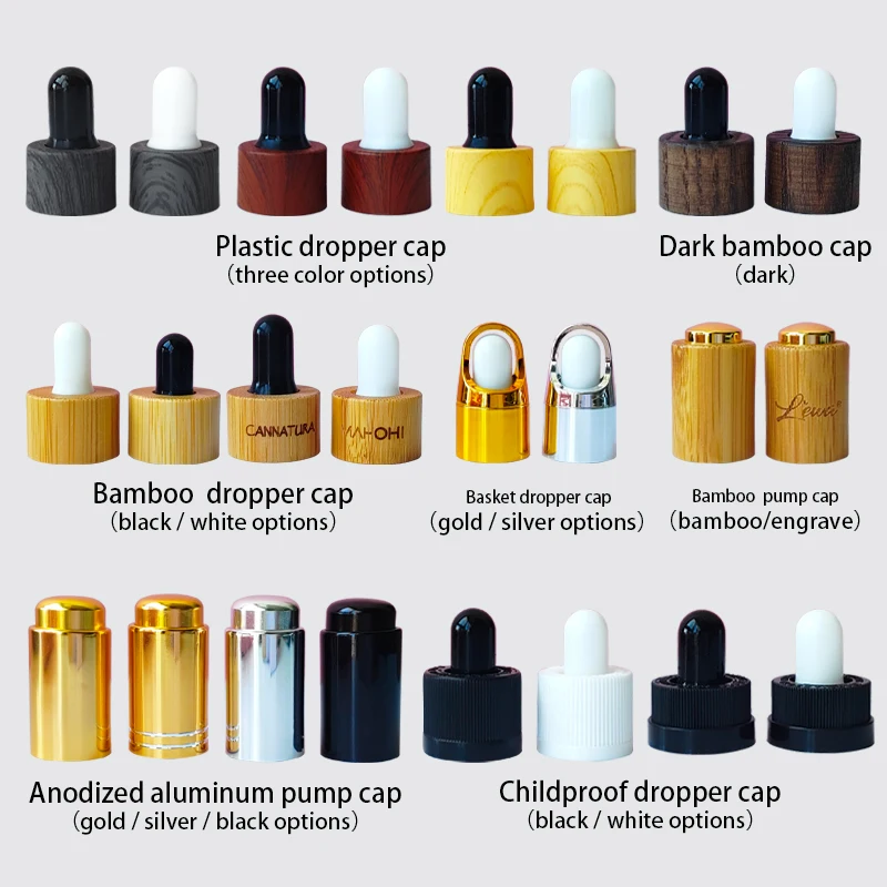 Wholesale! 18r/20r Neck Size Anodized Aluminum Pump Dropper Cap ...