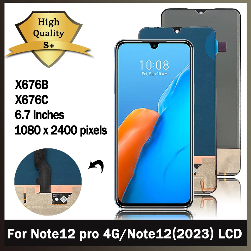 AMOLED-X676-LCD-For-Infinix-Note-12-Pro-4G-X676B-Display-Screen-Touch ...