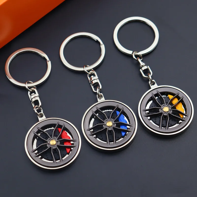Fingertip-Gadget-Key-Chain-Car-Hub-Rim-Wheel-Keychain-Fidget-Toys ...