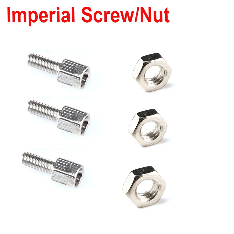 100-PCS-Imperial-5-7MM-Stainless-Steel-Inch-Screw-Hex-Spacing-Screws ...