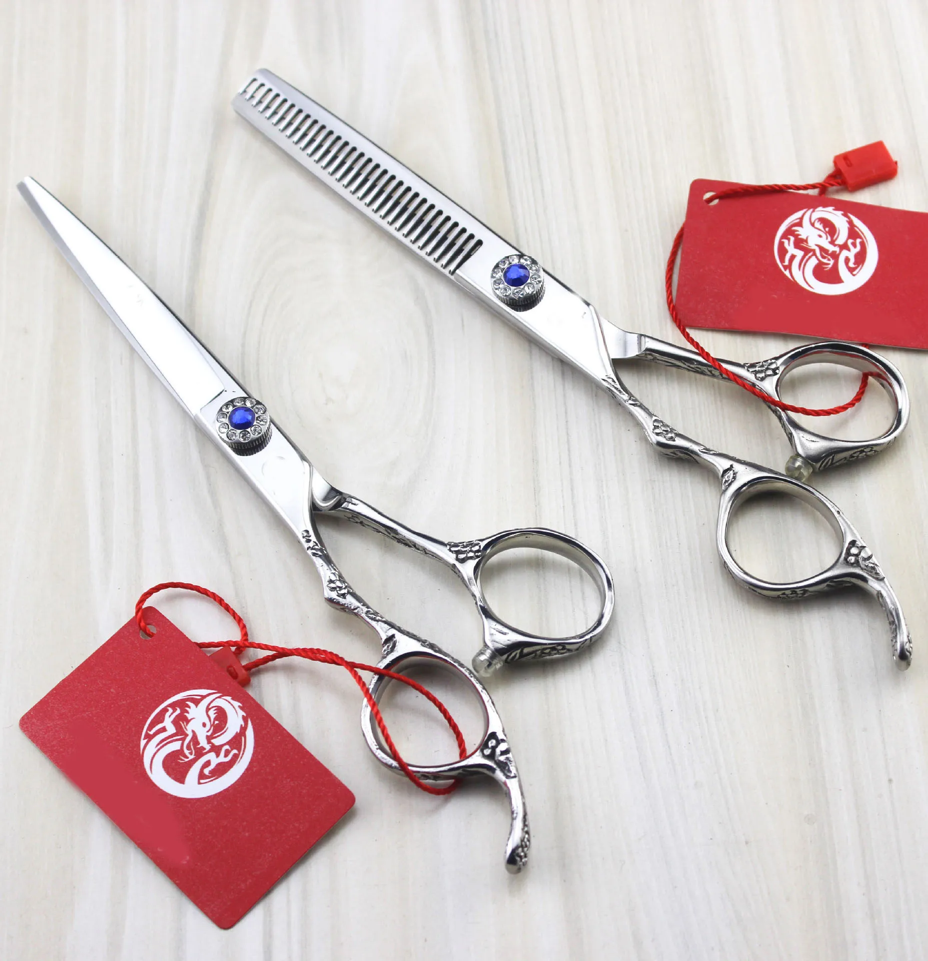 Left Handed Professional Hairdressing Barber Salon Scissors 6inch ...