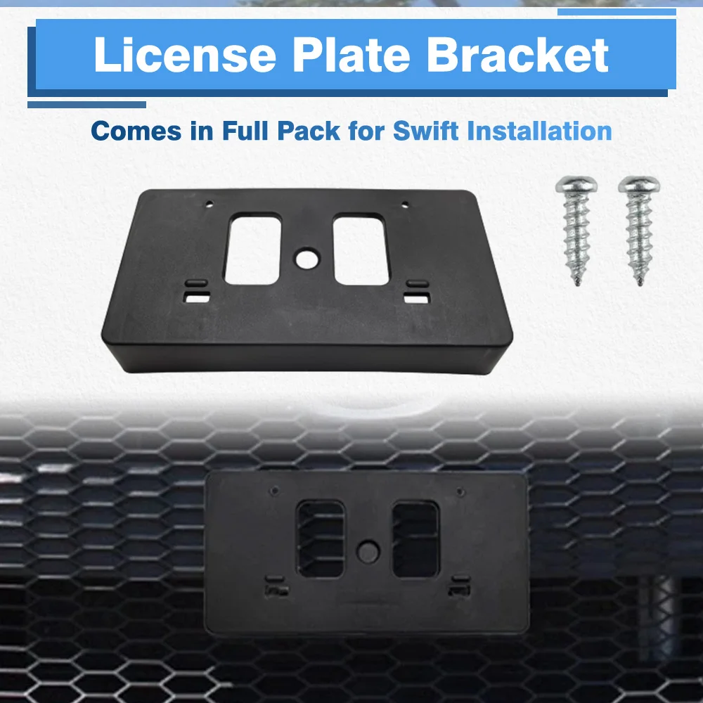 5211412280 Car Front Bumper License Plate Frame Mounting Holder Bracket ...