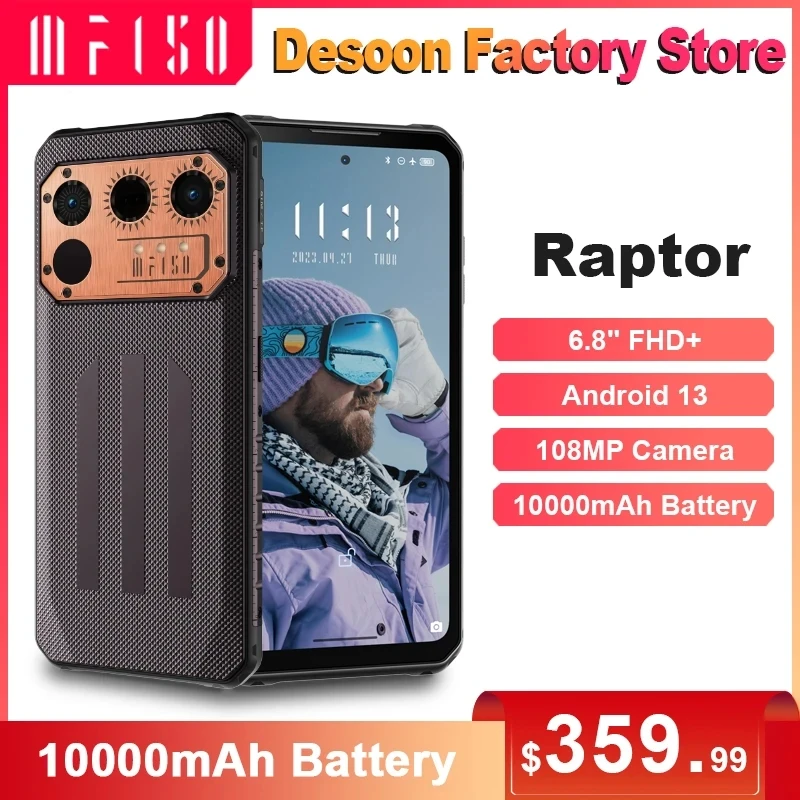IIIF150-Raptor-Rugged-Phone-6-8-120Hz-Android-13-Octa-core-10000mAh ...