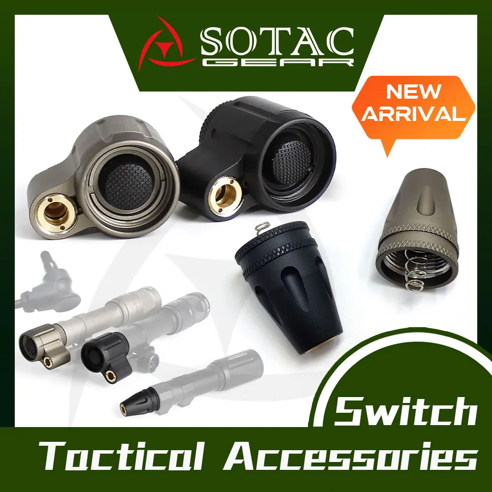 SOTAC-Tactical-Flashlight-Tail-Cap-Switch-for-M300-M600-KIJI-K1-Laser ...