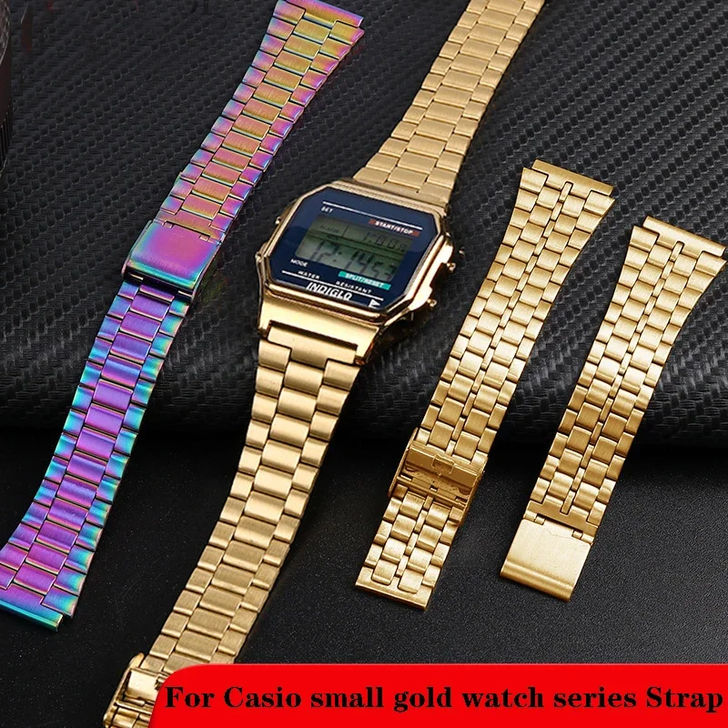 Watch-Band-for-Casio-stainless-steel-Watch-strap-A158-A159-A168-A169 ...