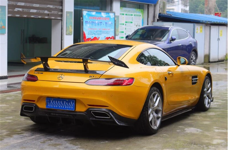 For Mercedes Benz AMG GT GTS GTC GTR 2015-2023 High Quality REAL Carbon Fiber Rear Diffuser ...