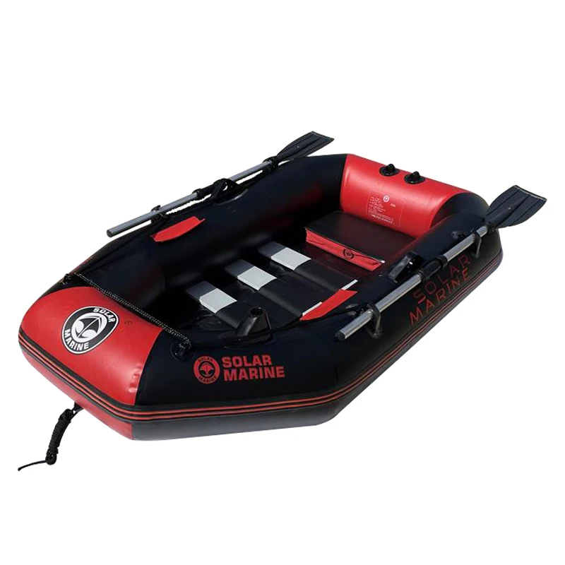 SOLAR-MARINE-Fishing-Kayak-1-Person-Inflatable-Boat-175cm-PVC-Rowing ...