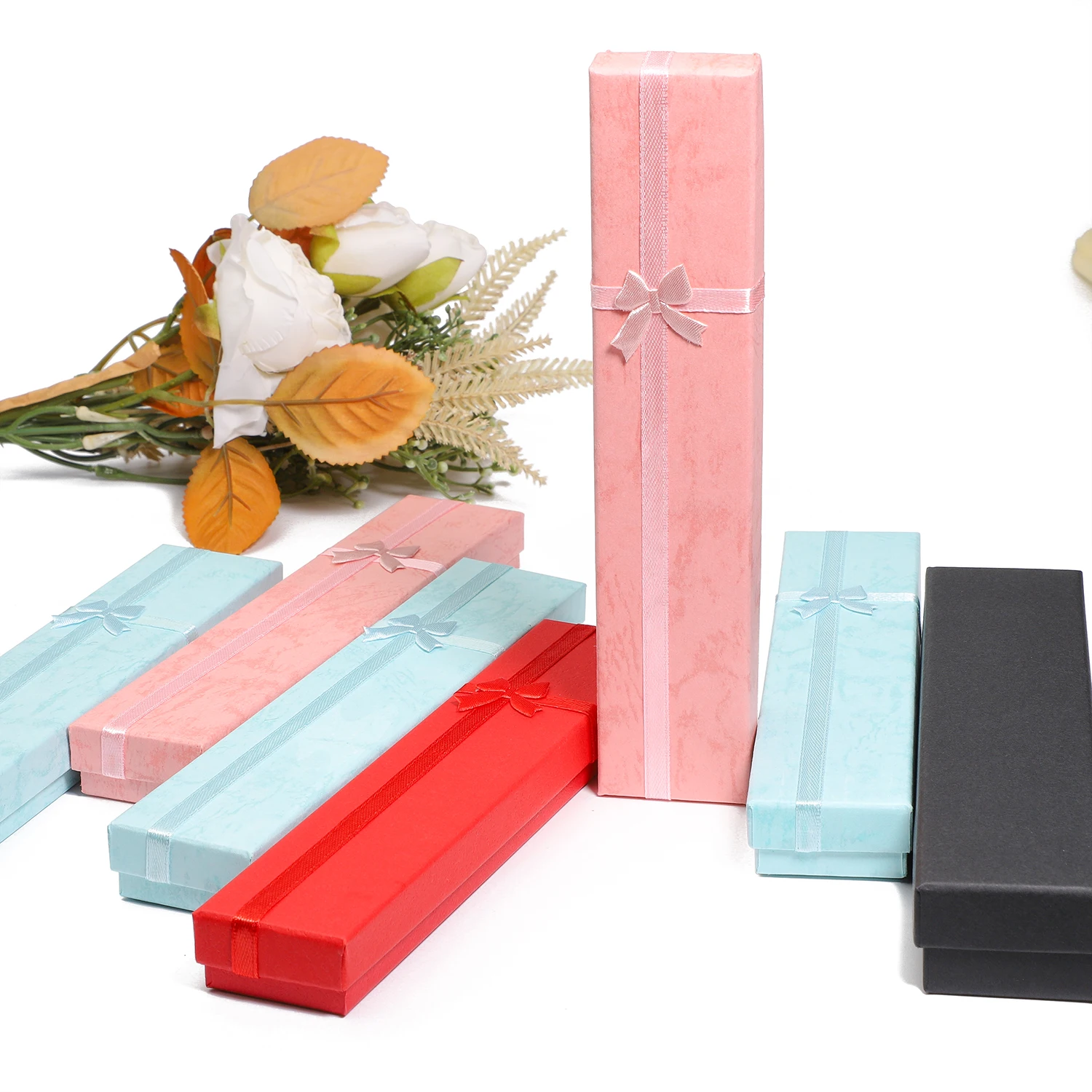 12pcs 21x4x2cm Jewelry Set Gift Box Ring Necklace Bracelet Earring Long ...