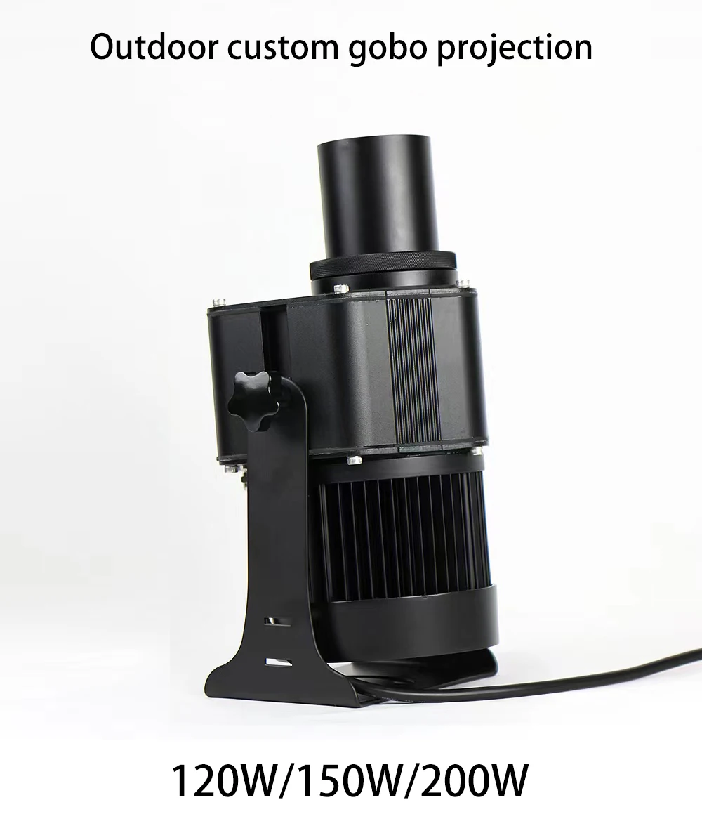150W200W Led Ip65 Gobo Projector Light Outdoor Customized Logo Floor ...
