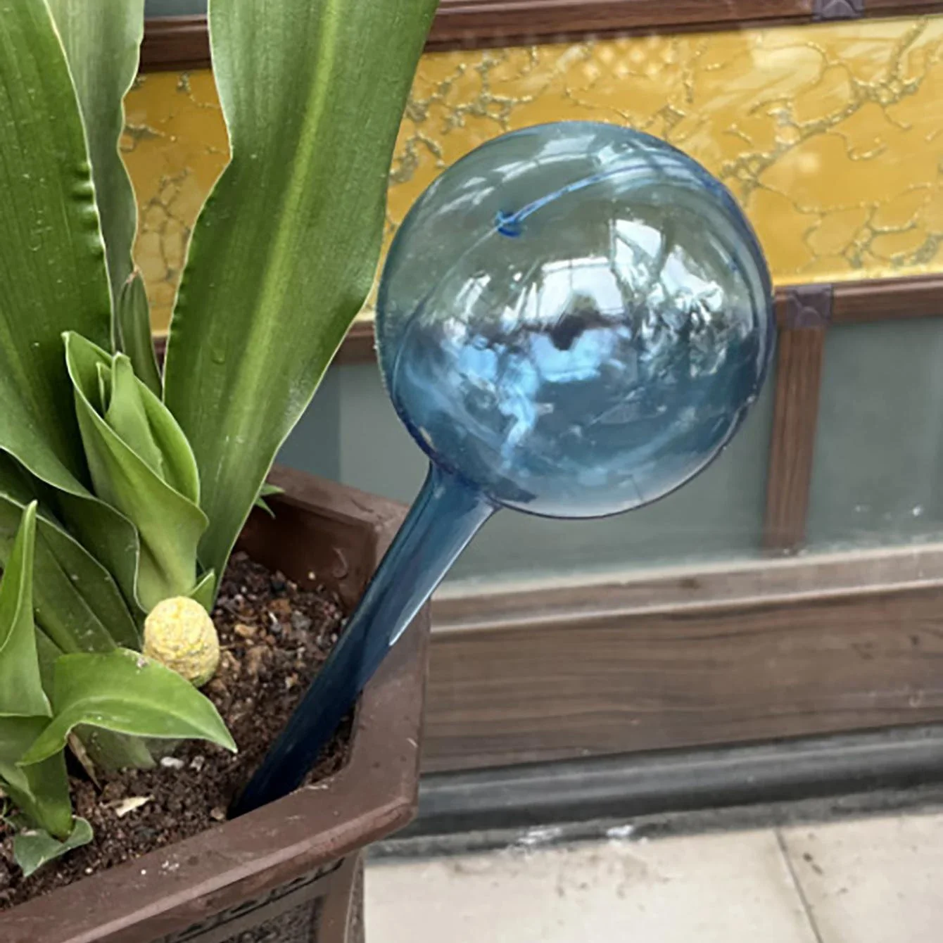 1pc-Circular automatic watering device lazy plant potted garden light ...
