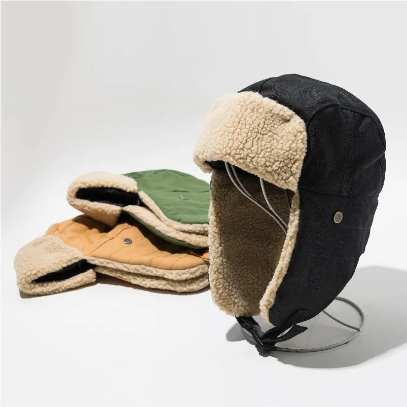 Men's and Women's Winter Lei Feng Hats, Fashionable and Trendy Ear ...