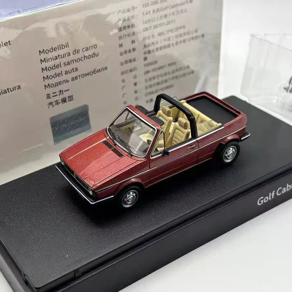 Original Vw Golf Cabriolet Rare 1:43 Scale Alloy Classic Car Model Die ...