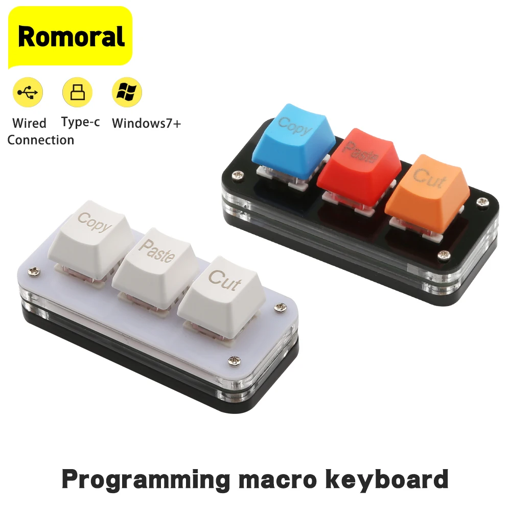 Macro-Programming-Mechanical-Keyboard-RGB-Mini-Gaming-Custom-Programming-Keypads-Red-Switch-3 ...