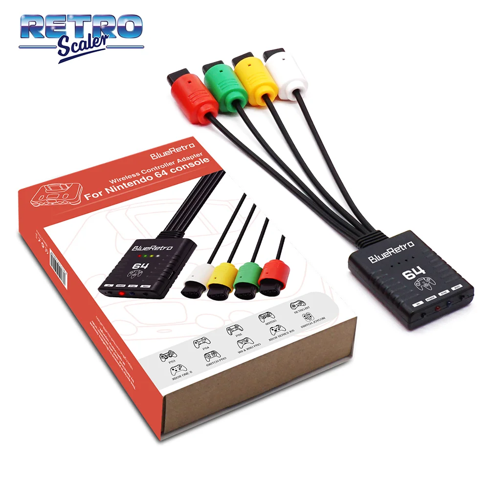 RetroScaler-BlueRetro-Wireless-Game-Controller-Adapter-For-Nintendo-64 ...