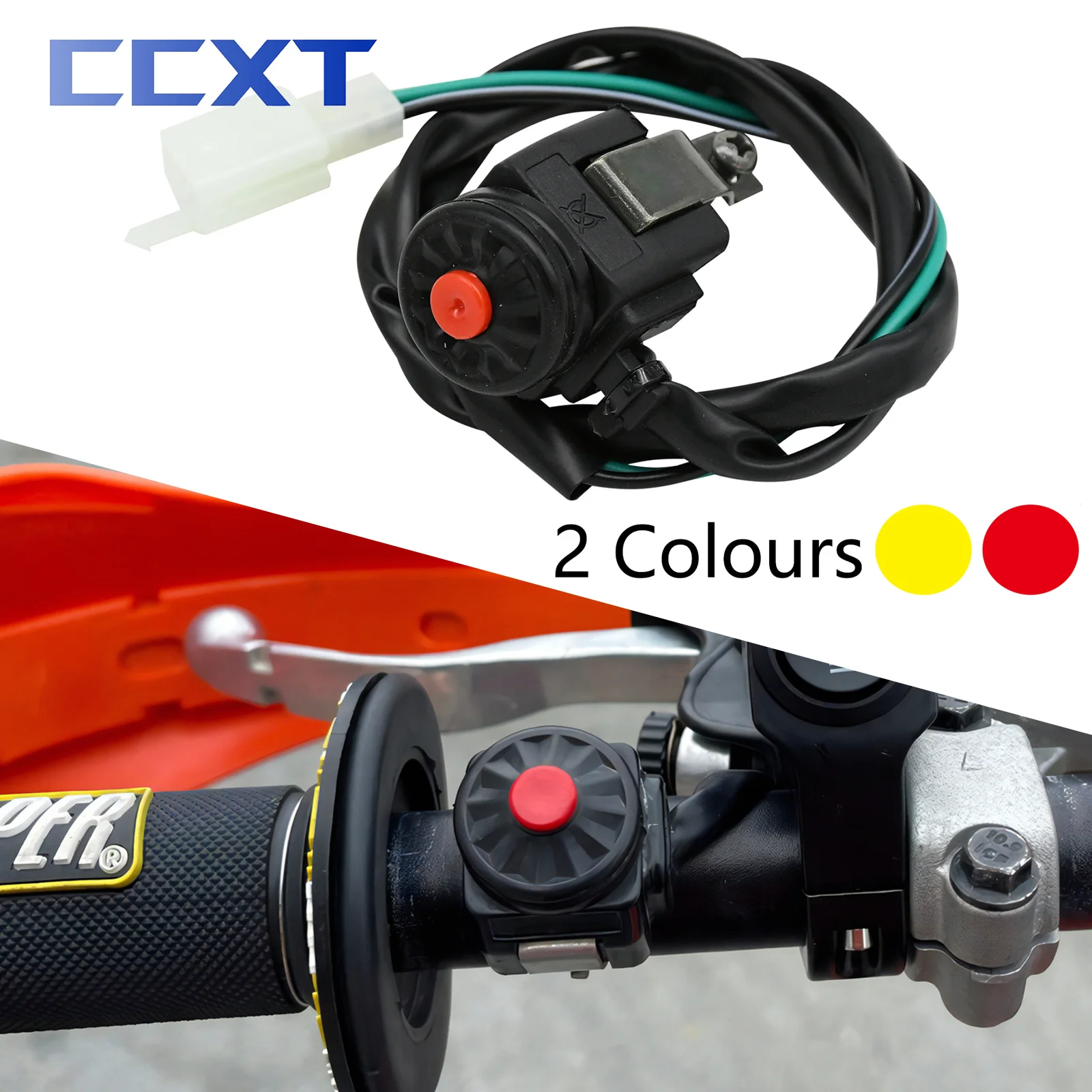 Motorcycle-ATV-Start-and-Kill-Switch-NO-OFF-Horn-Button-Commonly-Open ...