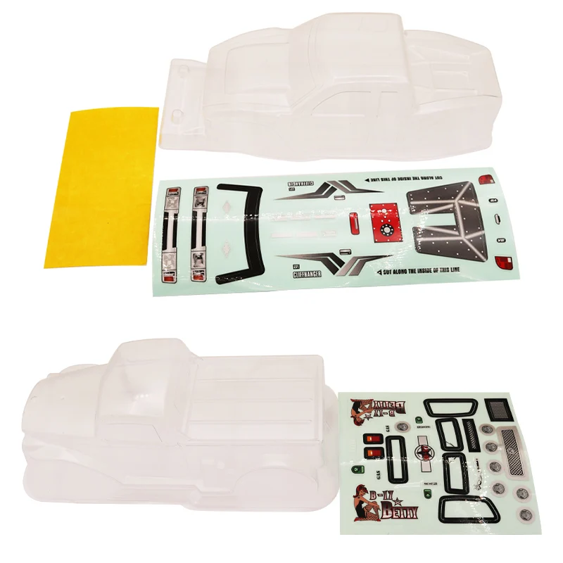 SCX24-Plastic-Clear-Body-Shell-Unpainted-for-1-24-RC-Crawler-Car-Axial ...