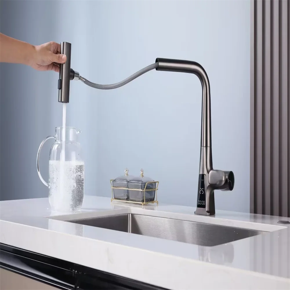 Multifunctional-Pull-Out-Waterfall-Kitchen-Faucets-Rotatable-Kitchen ...