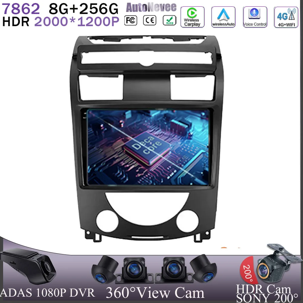 Android-13-For-SsangYong-Rexton-Y250-II-2-2006-2012-GPS-Navigation ...