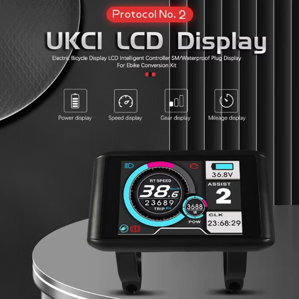 Electric Panel, UKC1 Color Display LCD Display for Electric Scooter ...