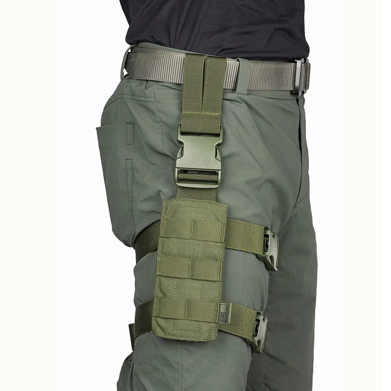Tactical Molle Drop Leg Platform Panel Gun Holster Plate Adapter ...