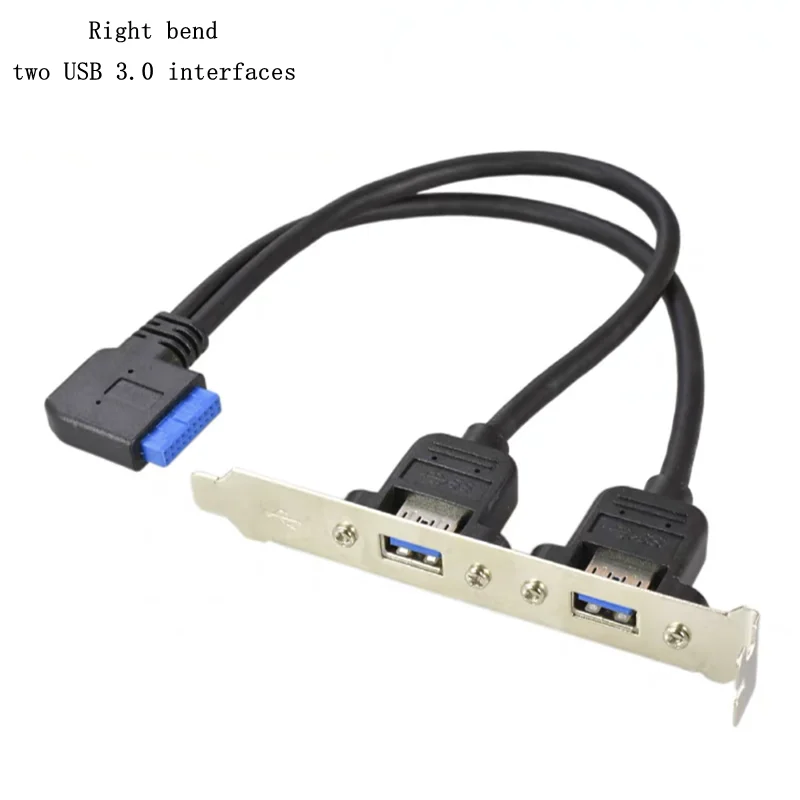 Main Board Side Bend 19P/20Pin To Dual USB 3.0 Expansion Front Panel ...