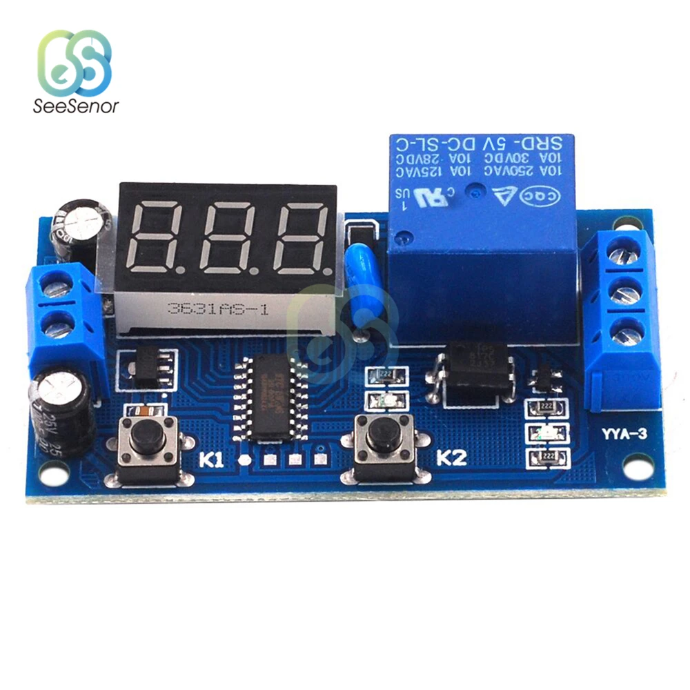 DC-5V-12V-Intermittent-Infinite-Cycle-Delay-Timing-Timer-Digital-Relay ...