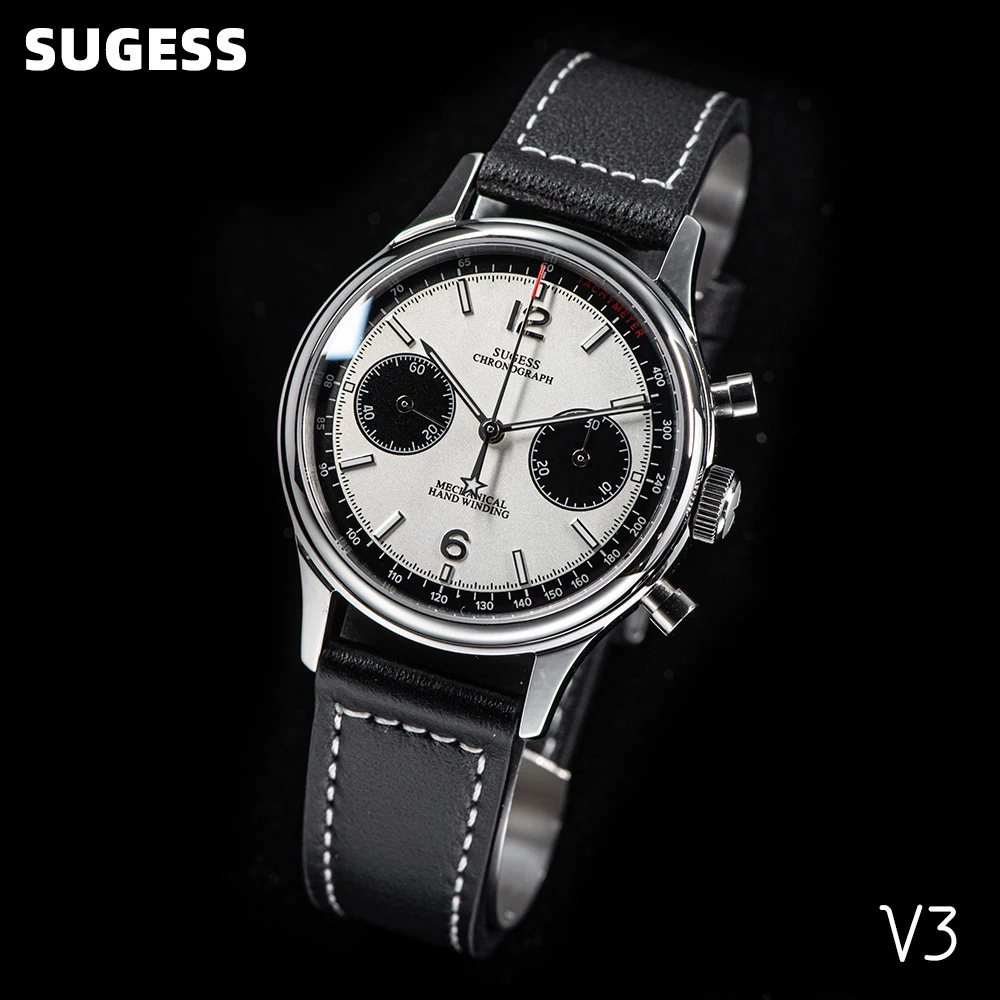 Sugess-1963-Pilot-Watch-Men-Mechanical-Watches-Chronograph-Panda ...