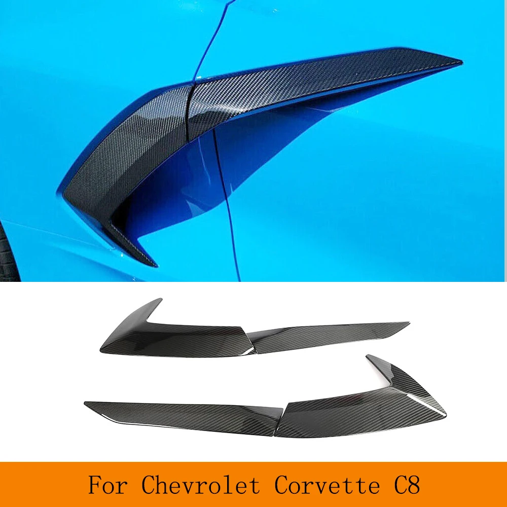 Side-Bumper-Fender-Spoiler-Cover-Trim-For-Chevrolet-Corvette-C8-2022UP ...
