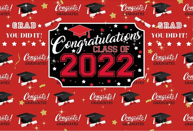 Class Of 2022 Logo Red And Black