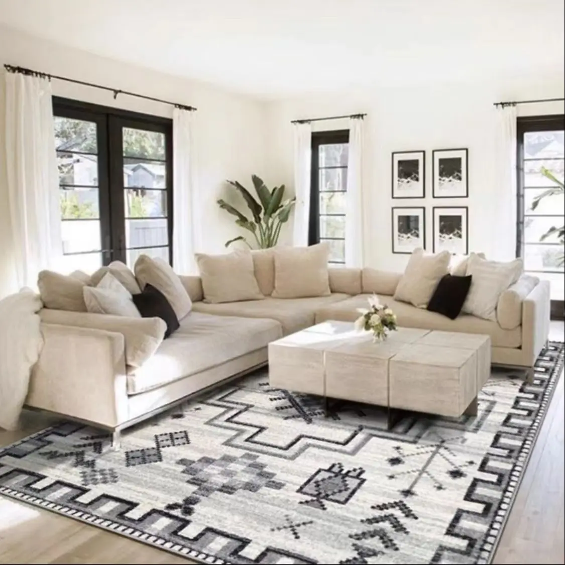 Retro-style-carpet-living-room-bedroom-study-carpet-bedside-carpet ...