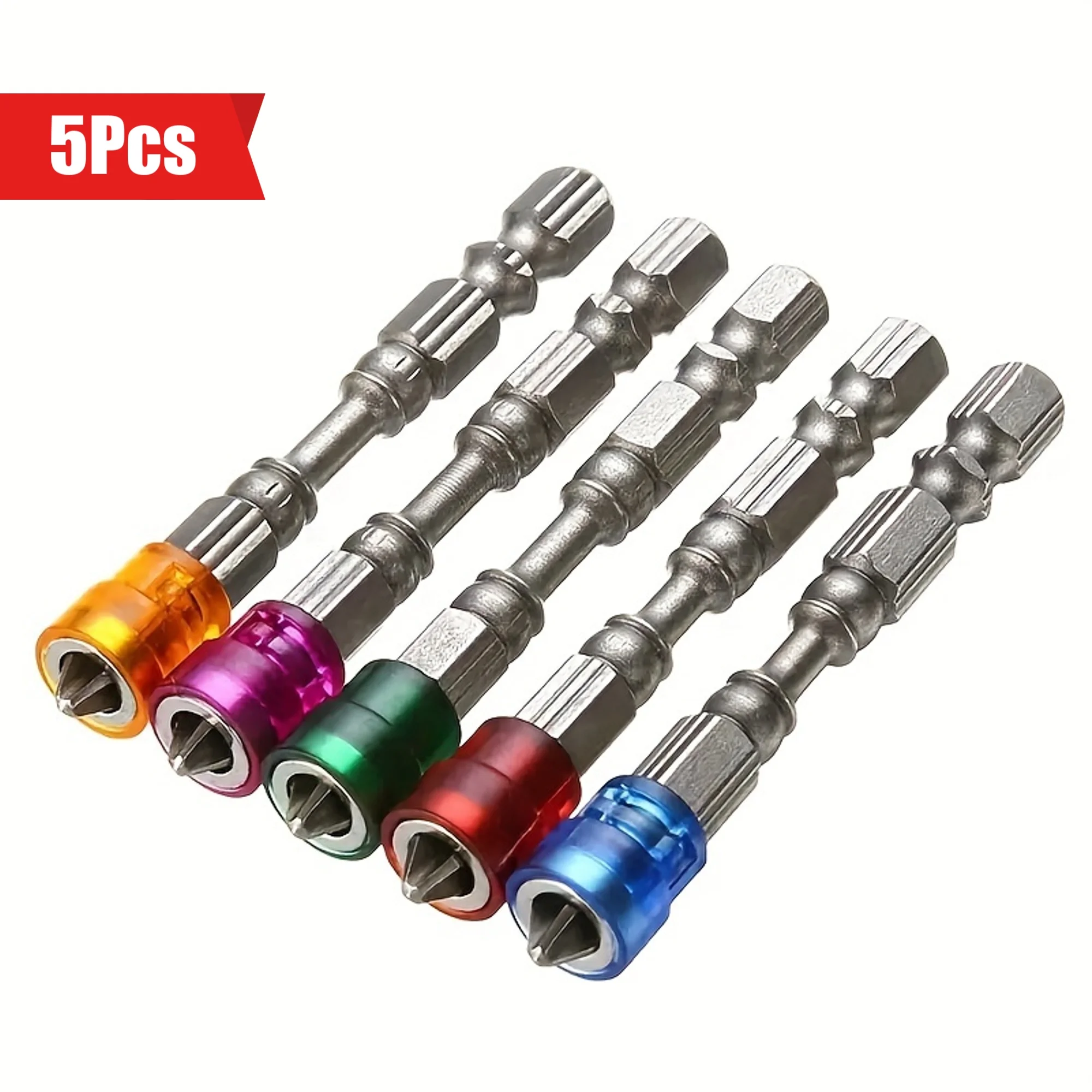 5Pcs-Magnetic-Screwdriver-Bit-Drill-Cross-head-PH2-Magnetic-Screwdriver ...