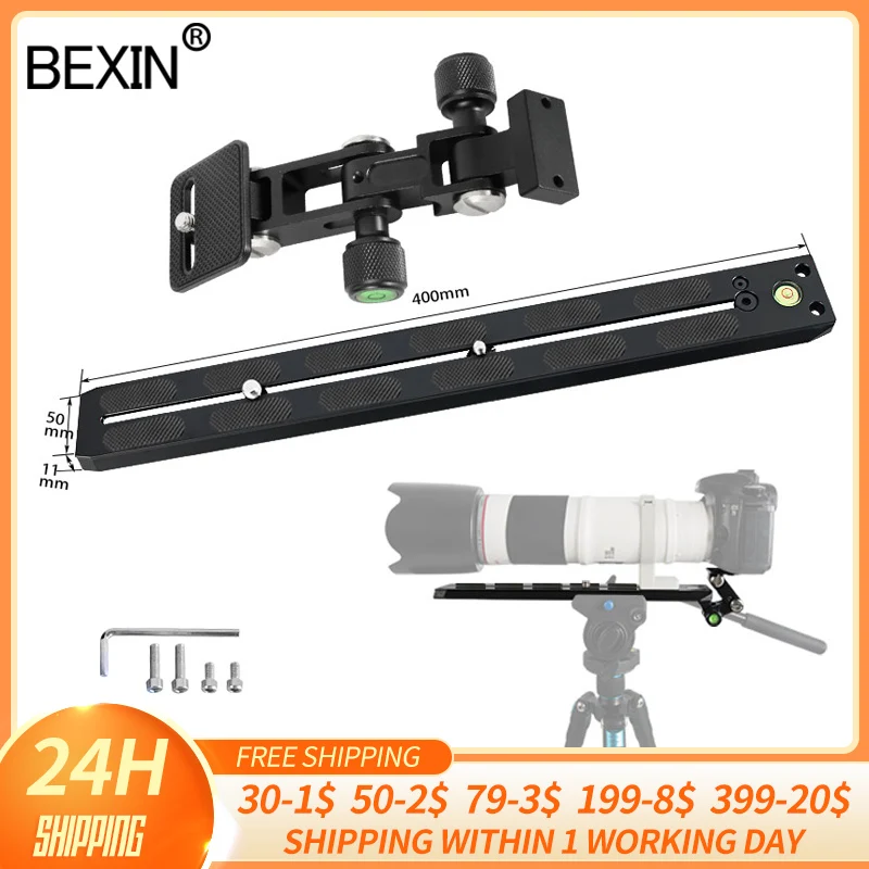 Telephoto Lens Support Long Quick Release Plate Camera Slide Rail Mount ...