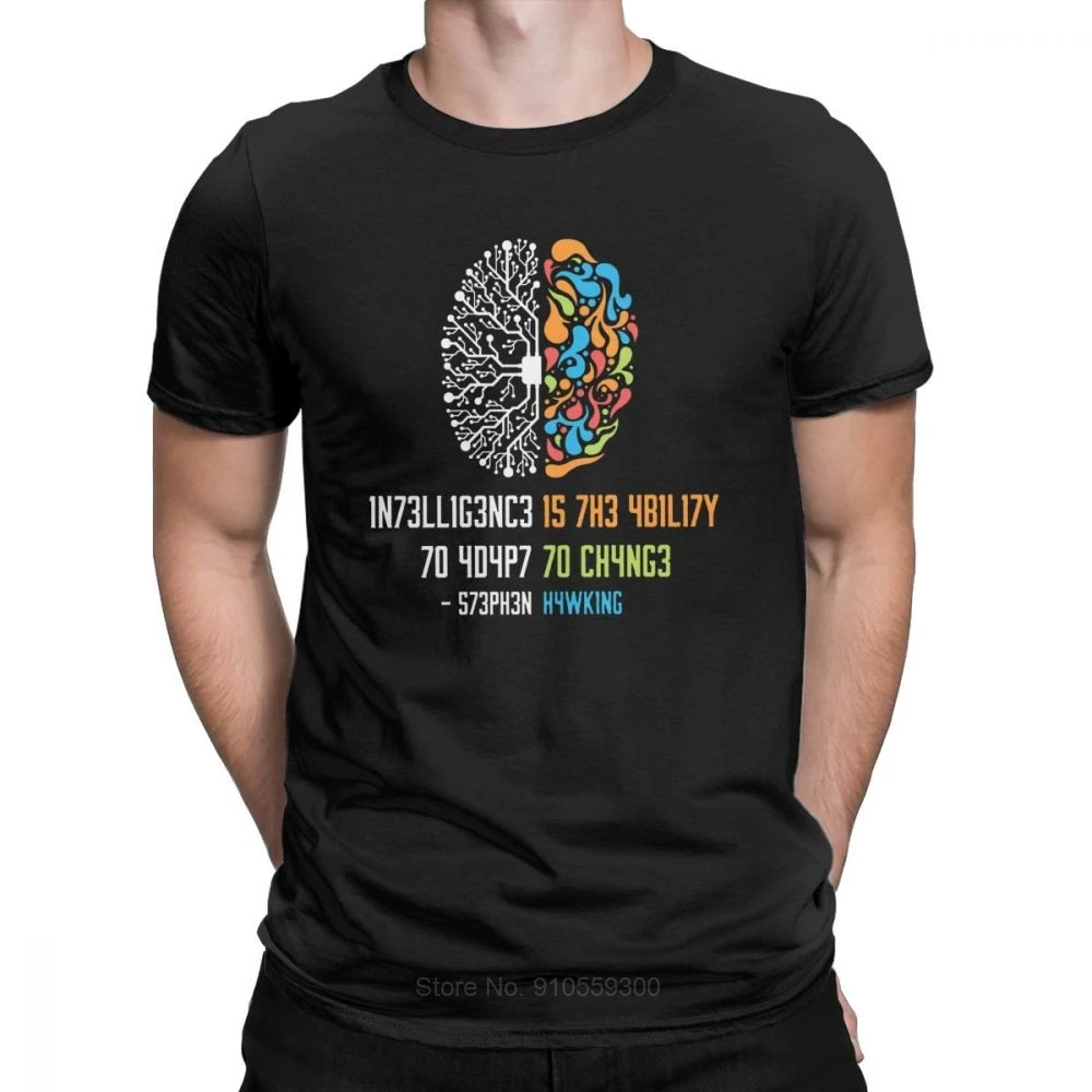 Cotton Tee Shirt Intelligence Men T Shirt Intelligence Is The Ability ...