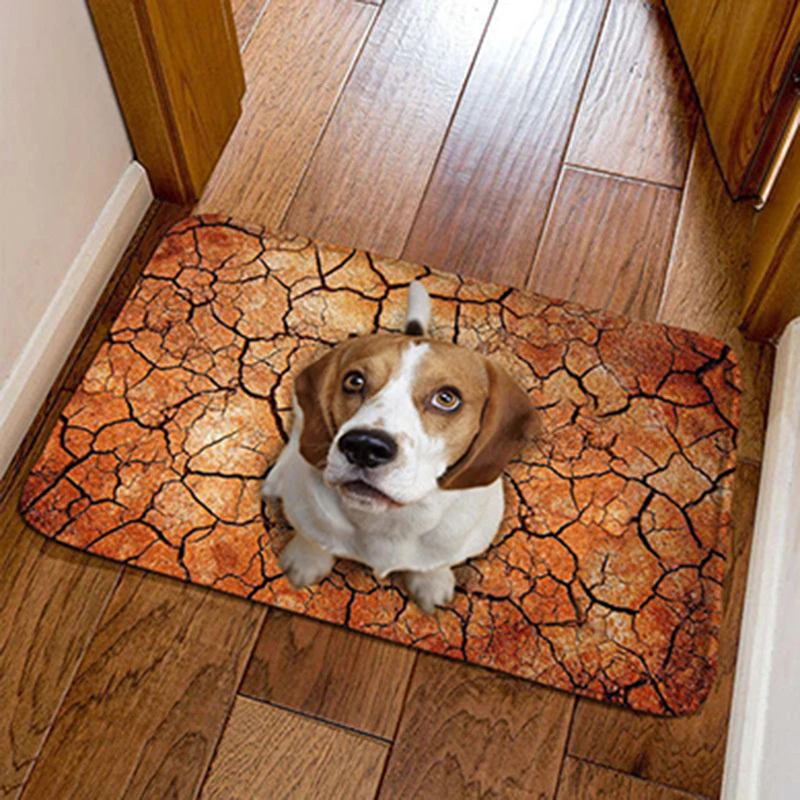 Flannel Pug Dog Entrance Doormat | Mat Pugs Bathroom | Home Decors Pug ...
