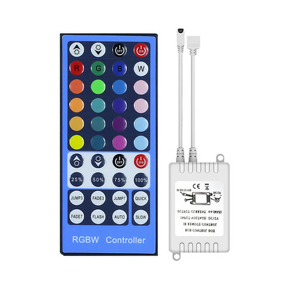 Controlador LED RGBW, atenuador de 4 canales, 40 teclas, 5 pines ...