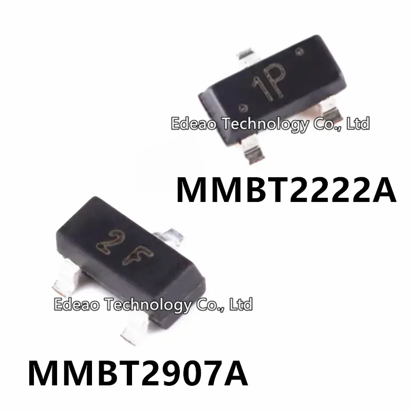 100-1000PCS-lot-NEW-MMBT2222A-MMBT2907A-SOT-23-Marking-1P-2F-2N2222A ...