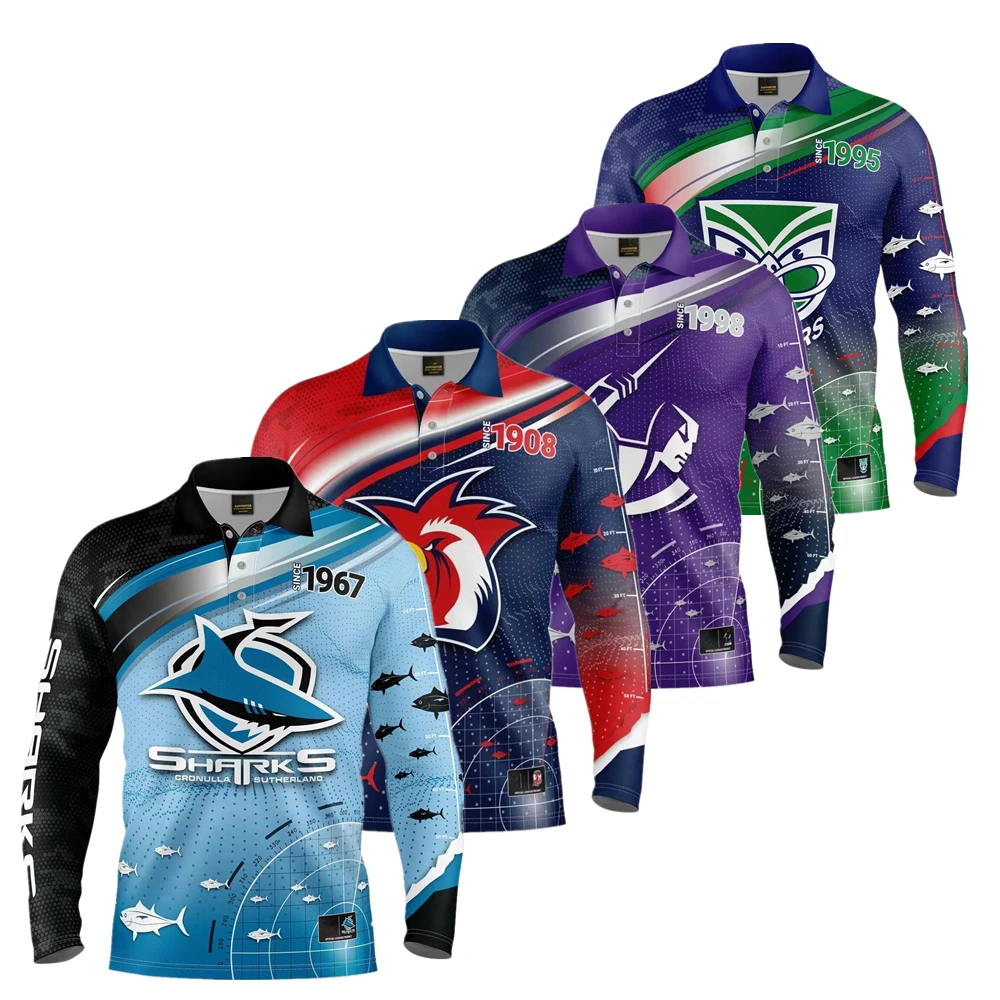 2022-2023-Fishfinder-Fishing-Shirt-QLD-MAROONS-cowboys-SHARKS-RABBITOHS ...