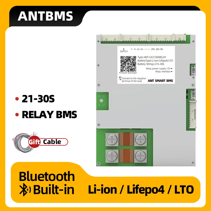 ANT-SMART-BMS-Relay-Solution-21S-to-30S-Li-Ion-LiFePo4-LTO-Battery ...