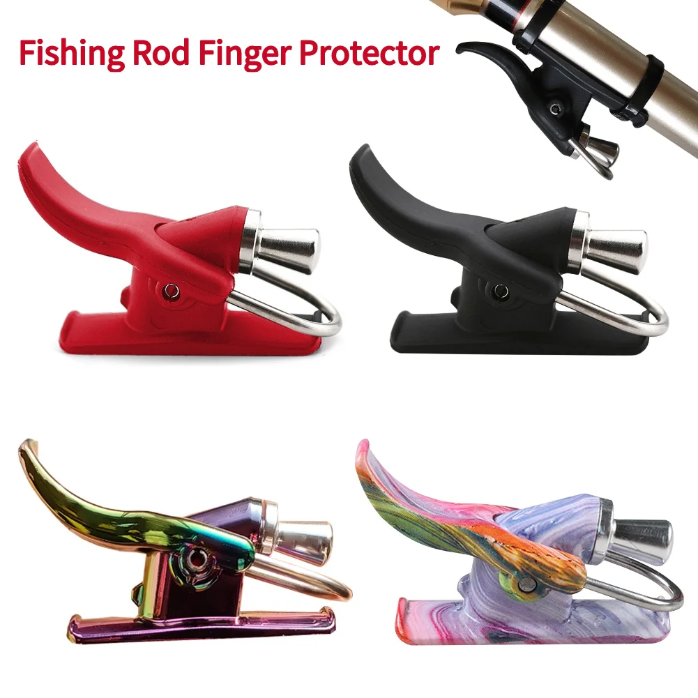 Thumb Button Surfing Casting Tool Bionic Finger Design Trigger Barrel Clip Cannon Surf Fishing ...