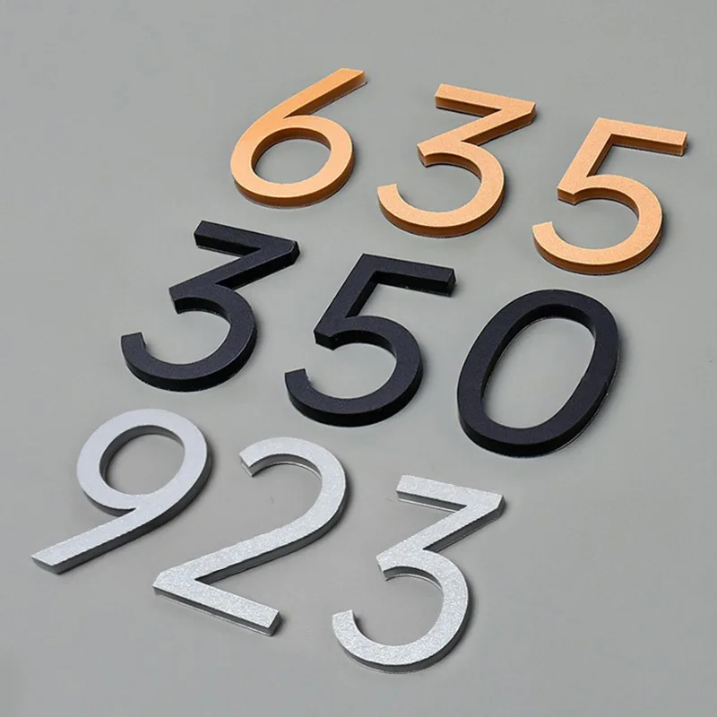 3D-Digits-House-Number-Sticker-Self-Adhesive-Door-Plate-Sign-Outdoor ...