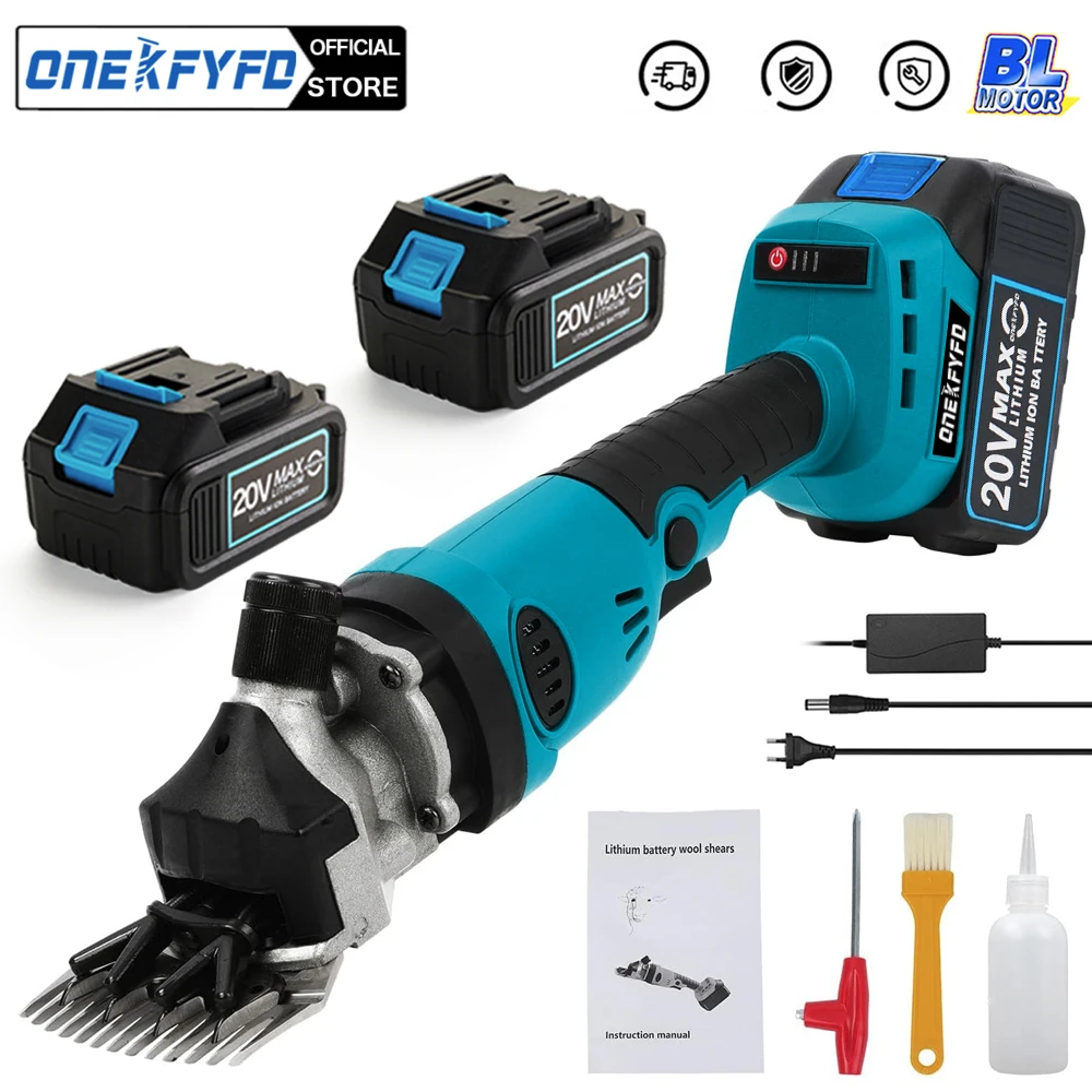 Brushless-3-Speed-13-Teeth-Wireless-21V-Electric-Wool-Shears ...