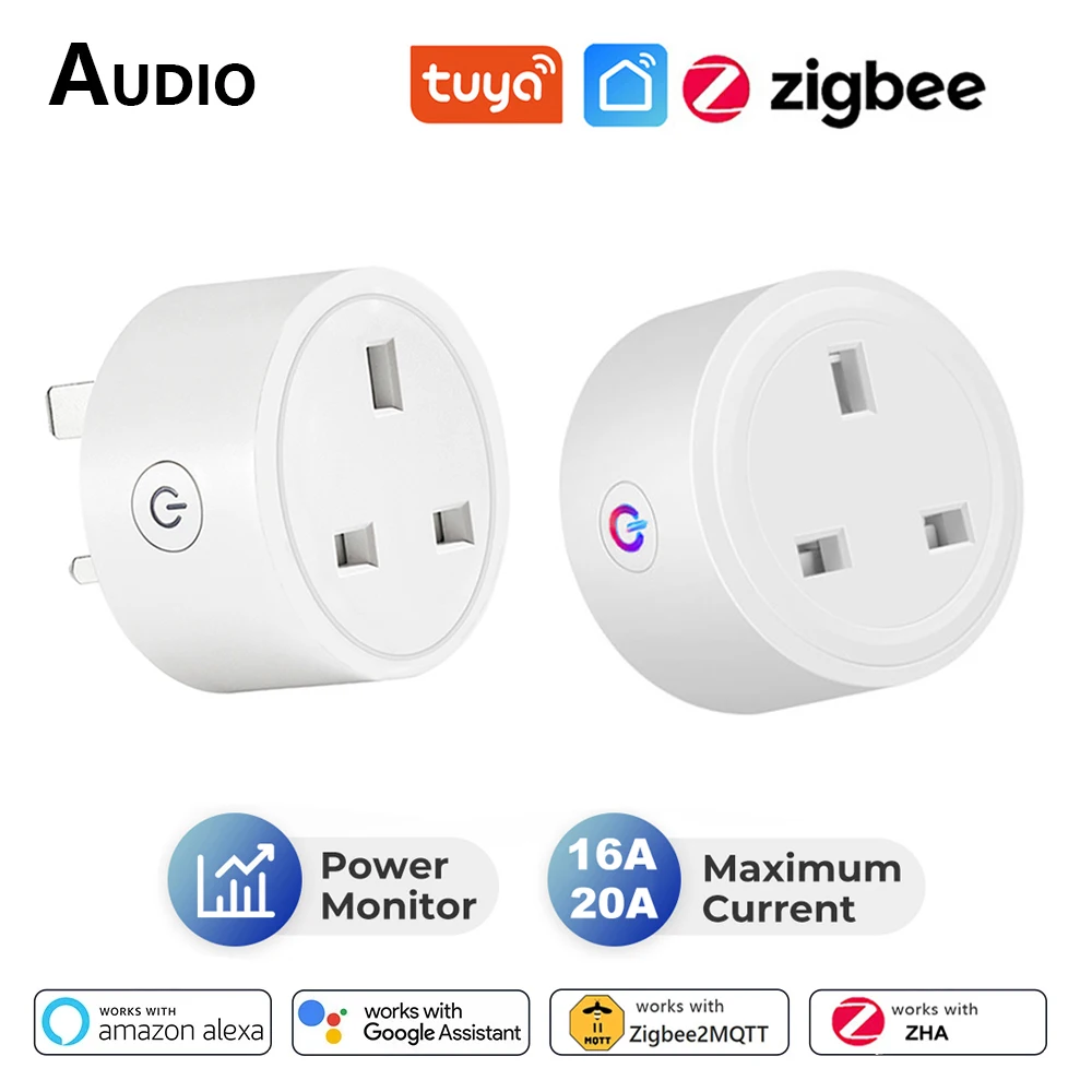 Tuya-Zigbee-Smart-Plug-UK-Socket-20A-16A-With-Energy-Monitoring-Timer ...