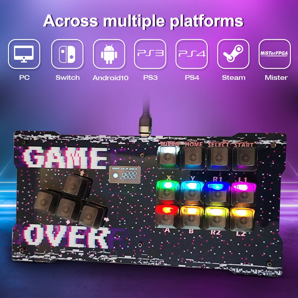 Hitbox WASD Arcade Stick Street Fighter 6 Fighting Game Fightstick ...