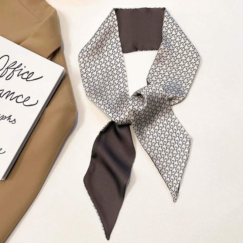 Women-Long-Silk-Scarf-2021-Skinny-Hairband-Print-Lady-Spring-Summer ...