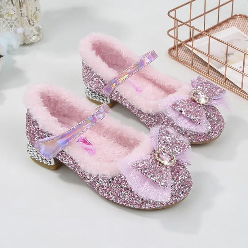 Disney-Ragazze-Tacchi-Alti-Donne-Tesoro-Scarpe-di-Cristallo-Inverno-Per ...